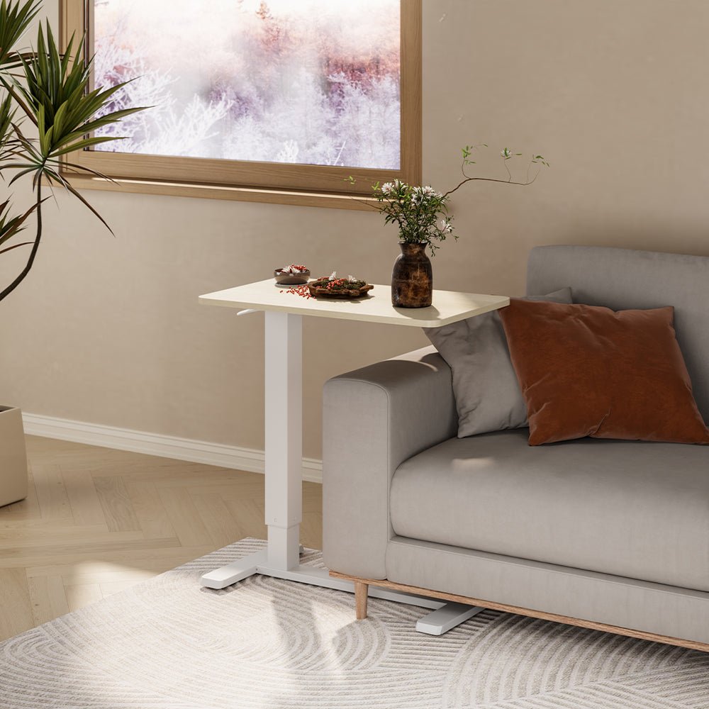 Air Lift Side Table - Height Adjustable Mobile Desk | Hinomi – HINOMI