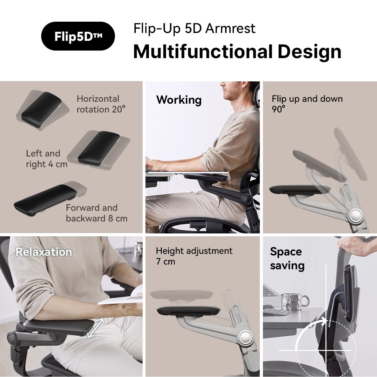 H1 Pro Ergonomic Office Chair with 3D Lumbar Support & Footrest | Hinomi