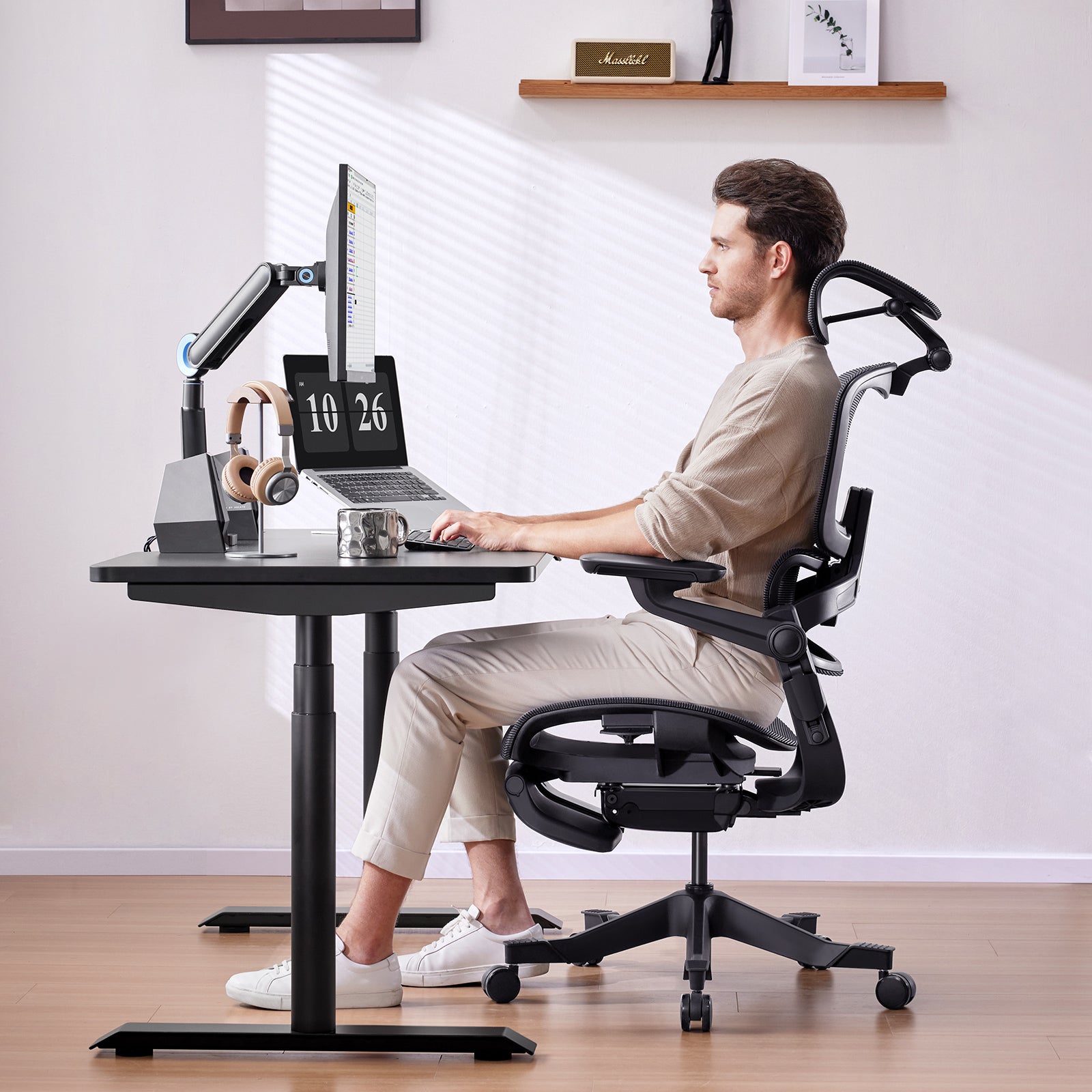 H1 Pro Ergonomic Office Chair with 3D Lumbar Support | Hinomi